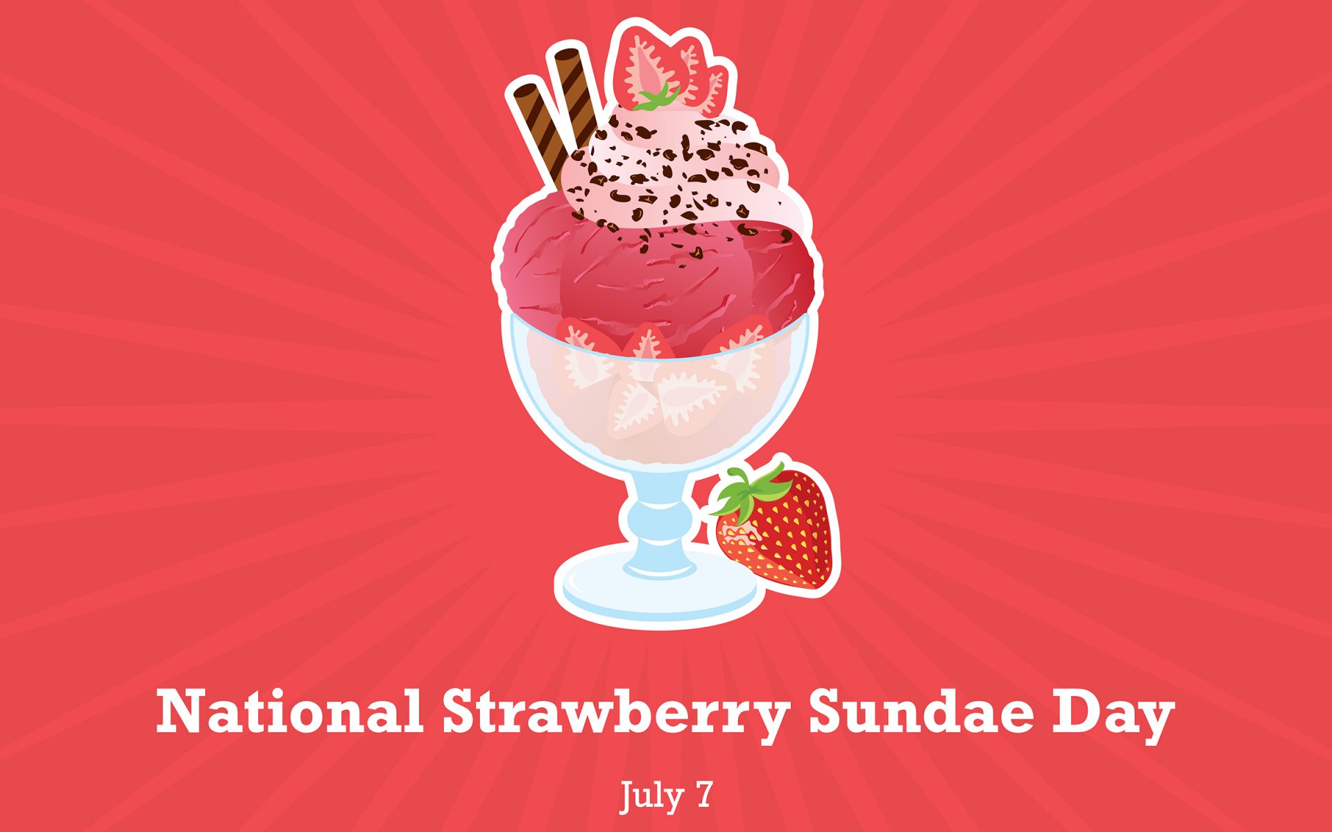 National Macaroni Day / National Strawberry Sundae Day - Ellis DownHome
